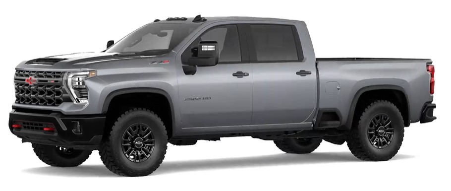 2024 Chevrolet Silverado 2500 HD Color Options with Photos