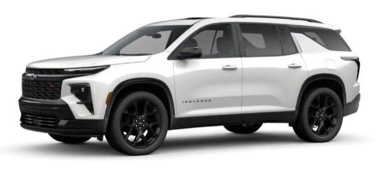 2024 Chevrolet Traverse Color Options with Photos